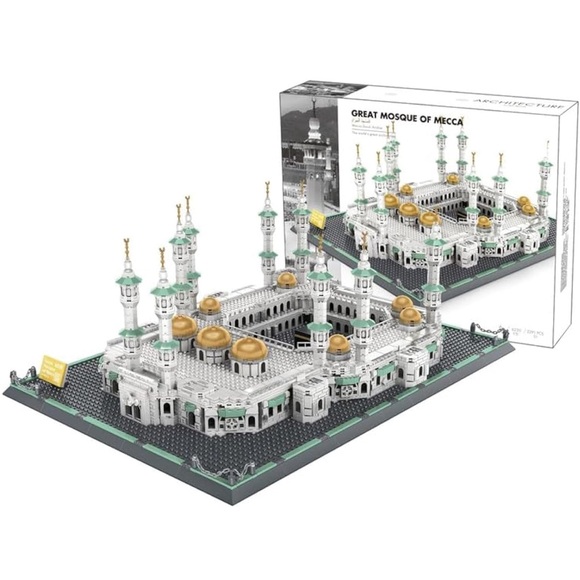 Toys | Alif And Friends Masjid Al Haram Building Blocks Set 200 Pcs ...